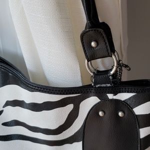 Bags | Zebra Purse Med Large Sized | Poshmark